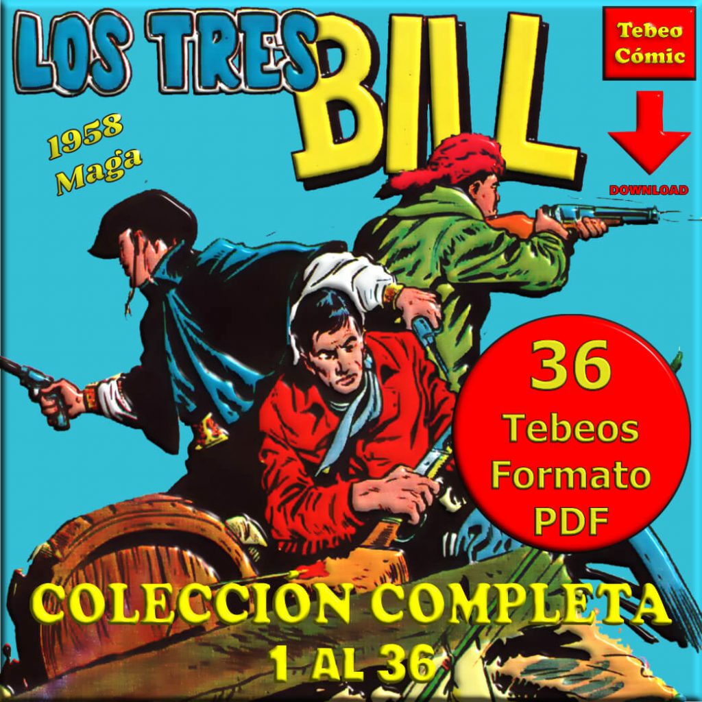 LOS TRES BILL – 1958 – Colección Completa – 36 Tebeos En Formato PDF ...