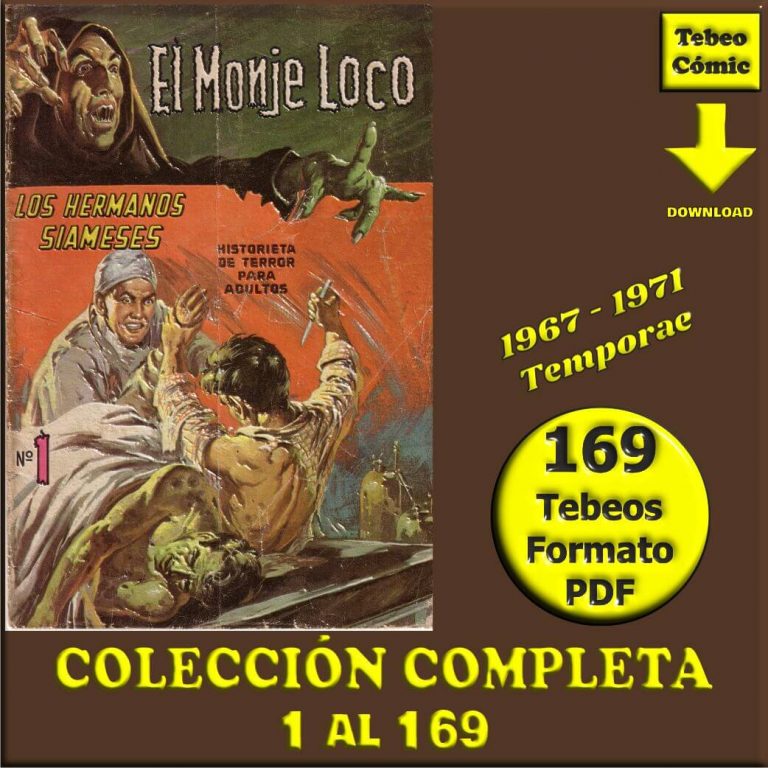 EL MONJE LOCO – 1967 – Temporae – Colección Completa – 169 Tebeos En ...